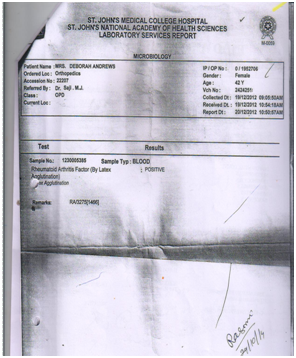 Managing Rheumatoid Arthritis: A Case Study of Joint Pain & Stiffness