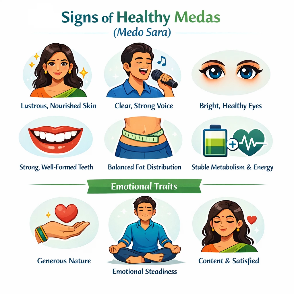 Medo Dhatu in Ayurveda: Functions, Imbalance, Symptoms & Fat Metabolism